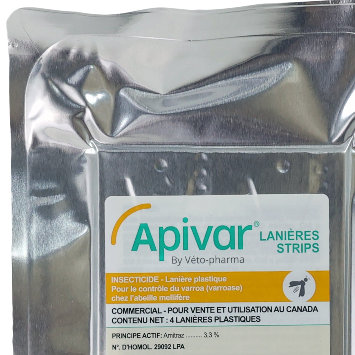 Apivar 4 Pack | Varroa Mite Control — Dancing Bee Equipment USA